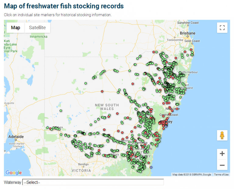 NSW stocked fishing spots - Wiki Fishing Spots